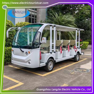 China 14 Seats New Electric City Bus AC Motor 72V Electric Passenger Vehicles For Park for sale
