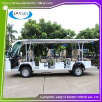 China 4 Wheel Electric Car 14 Seats Electric Sightseeing Bus 72V 7.5KW AC Motor Max.Speed 30 Km/H for sale