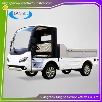 China 1000KGS Electric Carbage Collection Car AC Tourist Electric Utility Carts 2 Seats 100km For Range for sale