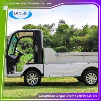 China 1000KGS Electric Carbage Collection Car AC Tourist Electric Utility Carts 2 Seats 100km For Range for sale
