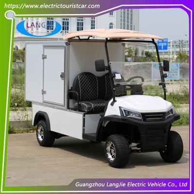 China AC Motor Driven Electric Luggage Cart 2 Seats Electric Golf Buggy For Resort for sale