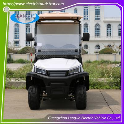 China Two Seats Electric Utility Golf Cart 48V AC Hotel Buggy Car With Roof Cargo Box for sale