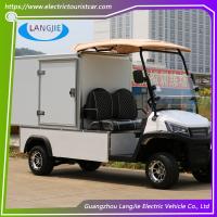 China Two Seats Electric Utility Golf Cart 48V AC Hotel Buggy Car With Roof Cargo Box for sale