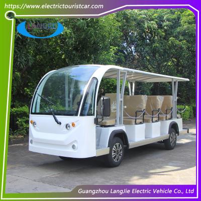 China Four Wheel 14 Seats Electric Passenger Vehicle 72V 7.5kw Ac Motor For Park for sale