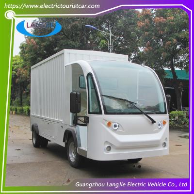 China 2 Person Electric Mini Truck With Roof 5KW Powerful Motor Left Hand Drive For Hotel for sale