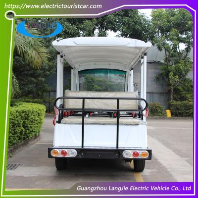 China 14 Seats Low Speed Electric Vehicles AC 72V 7.5KW 4 Wheel Electric Golf Cart  For Resort Car for sale