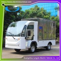 China 5KW Powerful Motor Left Hand Drive Electric Luggage Cart 2 Seats Electric Freight Car With Roof for sale