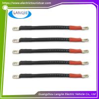 China Golf Cart Wiring Cables Kit with 4 Gauge 7 PC AC DC Wire Cart Battery Connection Cable for sale