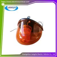 China Marshell Electric Sanitation Vehicle Parts LED Double Cover Snail Shaped Cover Warning Light for sale