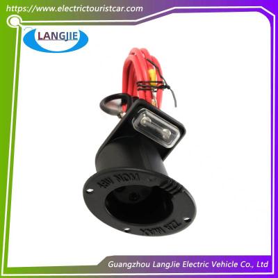 China CIub Car Electric Golf Cart Charging Socket With Three Core Round Head 101802101 for sale