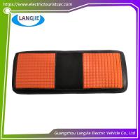 China Scratch Resistant Leather Front And Rear Club Car DS Golf Car Leather Seat Covers for sale