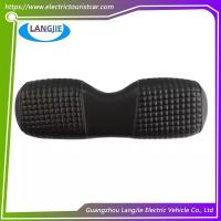 China Anti Cracking Backrest Black Seat Leather Cover Pad For Club Car DS Golf Cart for sale