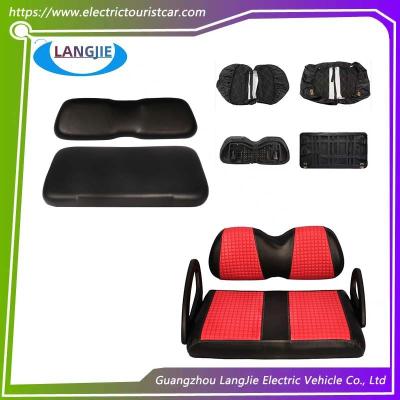China Club Car Golf Car Club Car Precedent Red Leather Cover For Front And Rear Seats for sale