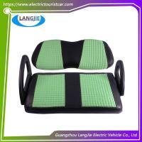 China Club Car Golf Cart Front And Rear Green Leather Covers With Scratch Resistant Leather for sale