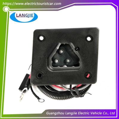 China Ezgo Golf Cart Charging Cable Sightseeing Car Charging Connection Socket for sale