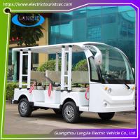 China 8 Seats Mini Electric Tourist Car 48V aC motor Airport Luggage Cart With Roof For Resort for sale