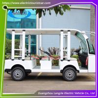 China 8 Seats Mini Electric Tourist Car 48V aC motor Airport Luggage Cart With Roof For Resort for sale