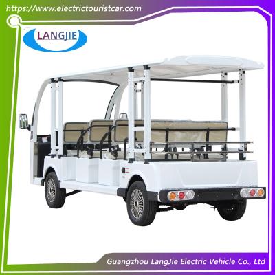 China 11 Seats Low Speed Electric Vehicles 72V 7.5KW  Mini Electric Sightseeing Car For Resort Car for sale