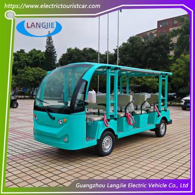 China 7.5kW AC Motor 11 Seats Electric Tourist Car Max Speed 30km/H For Public Area Transportation for sale