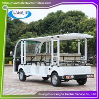 China Safety Belt Electric Tourist Car With 11 Seats Battery Protection Chain for sale