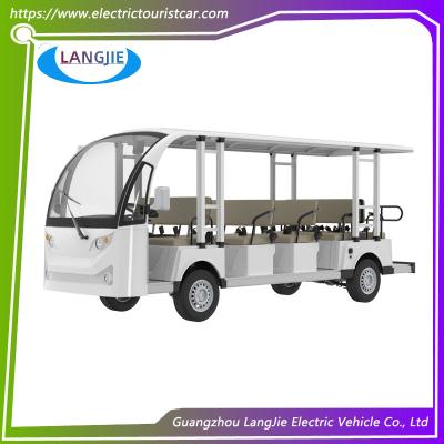 China Electric Shuttle Car 72V AC Motor 14 Passenger Electric Tourist Car For Campus for sale