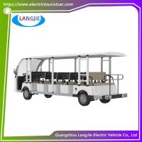 China 17 Person 72V AC Motor 4 Wheels Electric Tourist Vehicles For City Walking Street for sale