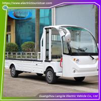 China 72V 7.5KW AC Motor Electric Luggage Cart With Cargo Box And 2 Seater Golf Cart White For Hotel for sale