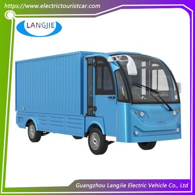 China 2 Seater 72V Freight Cart  White  Electric Luggage Carts  With Big Cargo Box  for Factory for sale