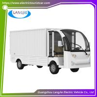 China 2 Person Electric Transportation Vehicles 72V Electric Delivery Cart With Closed Box for sale