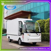 China 2 Seater Freight Cart 72V 7.5KW AC Motor Electric Luggage Carts Cargo Box  For Factory Park for sale