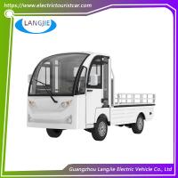 China 2 Seater Golf Cart  White  AC 48V 5KW Electric Utility Carts With Cargo Box for sale