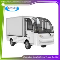 China 2 Passenger 48V Electric Luggage Cart  With AC Motor And ​Cargo Box Low Speed for sale