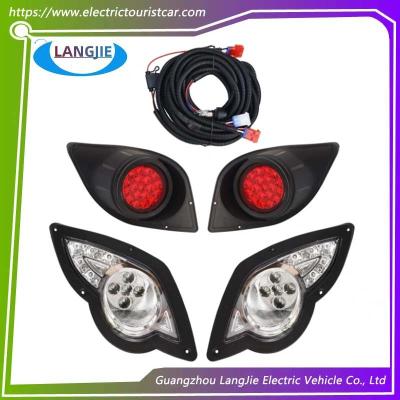 China Yamaha G29 Driver Electric Golf Cart LED Front And Rear Headlights Accessories for sale