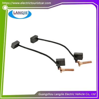 China JU2-H1801-00 Black Screw Motor Carbon Brush Yamaha Golf Cart Accessories for sale