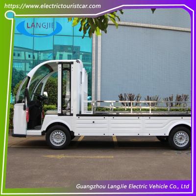China 72V 7.5KW AC Motor Electric Luggage Cart With Cargo Box And 2 Seater Golf Cart White For Hotel for sale