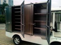 China 72V Convenient and Safe Electric Luggage Cart for Hotel and Cargo and Passenger Transport for sale