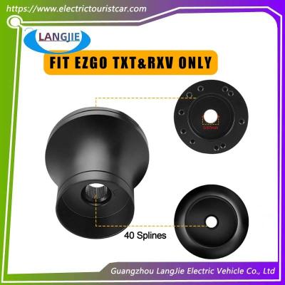 China EZGO TXT Hot Selling Steering Wheel Base Black Wheel Hub Adapter Golf Club Automotive Parts for sale