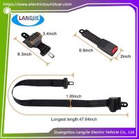 China Golf Cart EZGO TXT Adjustable Universal Seat Belt And Bracket Kit for sale