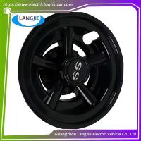 China 8-Inch Golf Cart Yamaha Black Circular Wheel Hub Cover Parts for sale