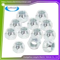 China Golf Car Cone Lug Nut Zinc Plated Tire Lugs Wheel Nuts Open End Acorn Lug Nuts 1/2 Inch for sale