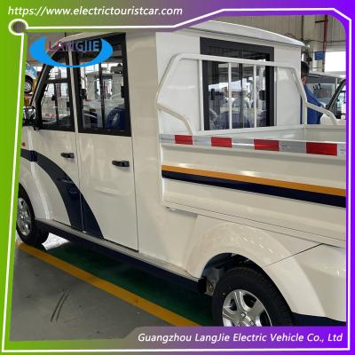 China 5 Seats Electric Pick Up Car With Alarm Lamp For City Walking Street for sale