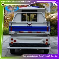 China 4/5 Seats Electric Patrol Car Iron Cargo Box Container Electric Cargo Van With Customized Dimension for sale