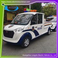China 5 Seater 72V Electric Patrol Car Utility Electric Vehicle With Big Light On Top for sale