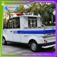 China 5 Seater Electric Patrol Car , Electric Powered Utility Carts With Big Light On Roof for sale