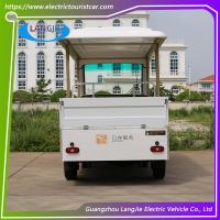 China White Color Electric Patrol Car 7.5kW DAC Motor Driven Battery Powered Carry Van With Enclosed Cargo Box for sale