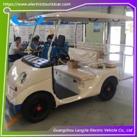 China White Electric Security golf Vehicles 48V System 2 Seater Sightseeing Car for Park for sale