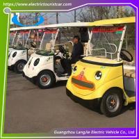 China White Electric Security golf Vehicles 48V System 2 Seater Sightseeing Car for Park for sale
