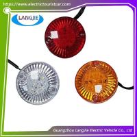 China Round Light 8cm LED 12V Brake Light Marshell Electric Sightseeing And Patrol Car Parts for sale