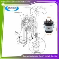China EZGO PDS Electromagnetic Valve Contactor Parts For Electric Golf Carts for sale