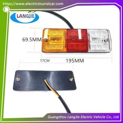 China Marshell Rear Bumper Taillights Are Used For Four-Wheel Electric Sightseeing Cars And Patrol Cars for sale